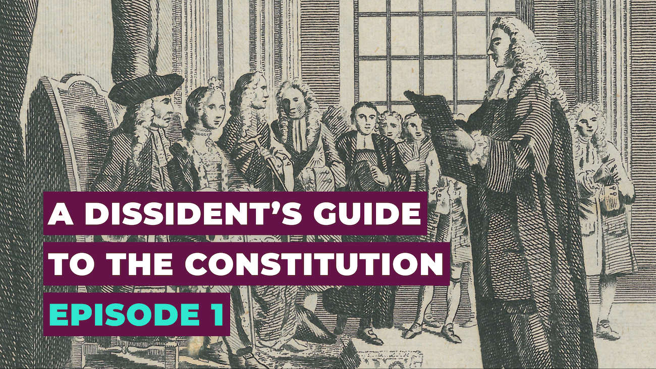 A Dissident's Guide to the Constitution: Episode 1 | UK Column
